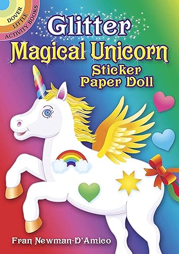 【中古】(非常に良い)Glitter Magical Unicorn Sticker Paper Doll (Dover Little Activity Books: Fantasy)【メーカー名】【メーカー型番】【ブランド名】Dover ...
