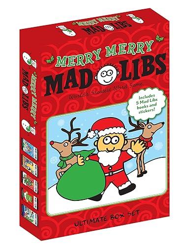 【中古】(非常に良い)Merry Merry Mad Libs Gift Box: Includes over 100 Stories and Stickers【メーカー名】【メーカー型番】【ブランド名】Mad Libs Activity ...