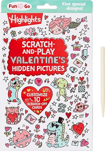 【中古】Scratch-and-Play Valentine's Hidden Pictures: Interactive Valentines Day Fun with Scratch-Off Designs, Hidden Pictur...