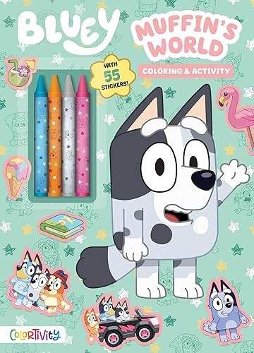 【中古】Bluey: Muffin's World (Color & Activity with Crayons)【メーカー名】【メーカー型番】【ブランド名】Studio Fun International Activity Books F...