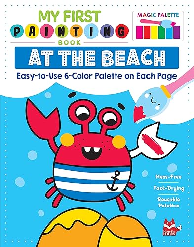 【中古】At the Beach: Easy-to-use 6-color Palette on Each Page (My First Painting Book)【メーカー名】【メーカー型番】【ブランド名】Happy Fox Books...