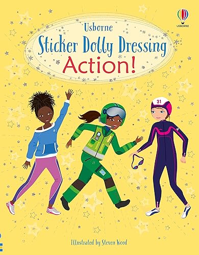 【中古】Sticker Dolly Dressing Action!【メーカー名】【メーカー型番】【ブランド名】Usborne Economics Watt, Fiona: Author; Wood, Steven: Illustrator...