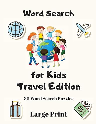 【中古】Word Search For Kids: Travel Edition, 80 Word Search Puzzles Large Print【メーカー名】【メーカー型番】【ブランド名】Wordsmith Publishing A...