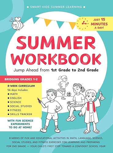 【中古】Summer Workbook - Jump Ahead from 1st Grade to 2nd Grade: 8 Weeks of Fun and Educational Activities in Math, Languag...