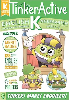【中古】English Language Arts Kindergarten: Ages 5-6 (Tinkeractive Workbooks)【メーカー名】【メーカー型番】【ブランド名】Odd Dot Activity Books Bu...