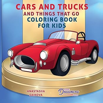 【中古】(非常に良い)Cars and Trucks and Things That Go Coloring Book for Kids: Art Supplies for Kids 4-8, 9-12【メーカー名】【メーカー型番】【ブラン...