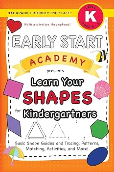 【中古】(非常に良い)Early Start Academy, Learn Your Shapes for Kindergartners: (Ages 5-6) Basic Shape Guides and Tracing, Pattern...
