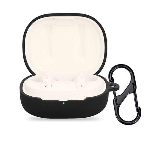 【中古】Maiitmor For Denon AHC840NCW ケース カバー シリコン 保護ケース 充電便利 全面保護 紛失防止 滑り止め 軽量 キズ防止 スリム 薄型 旅行 耐衝撃 防塵-ブラック【メーカー名】【メーカー型番】【ブラン...