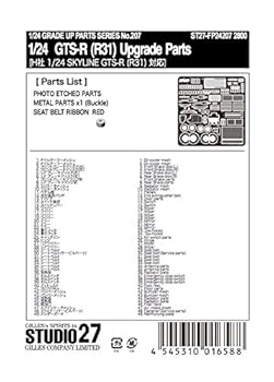 【中古】1/24 GTS-R(R31) Upgrade Parts【メーカー名】【メーカー型番】【ブランド名】STUDIO27 ミニカー・ダイキャストカー 【商品説明】1/24 GTS-R(R31) Upgrade PartsR31※ご購入...