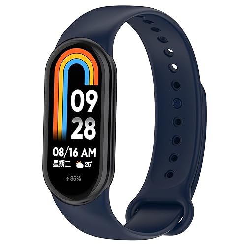 【中古】(未使用品)XIHAMA For Xiaomi Mi Band 4 Mi Band 3 最新ブレスレット バンド ベルト 交換用 シリコン製 カラフル 11色あり (ネービー)【メーカー名】【メーカー型番】【ブランド名】XIHAMA...