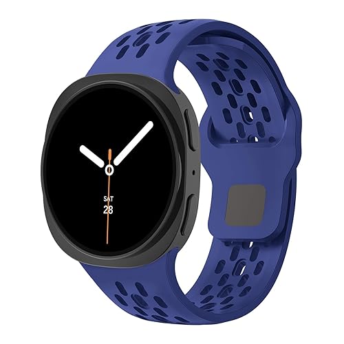 【中古】(未使用品)コンパチブル Samsung Galaxy Watch 8 シリコンバンド,通気・蒸れない スポーツ band｜Watch 8 40mm/44mm・Watch 8 Classic 46mm に対応,交換ベルト レディース...