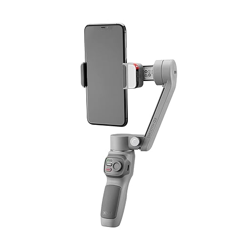 【中古】【国内正規保証品】 zhi yun ZHIYUN スマホ用ジンバル SMOOTH Q3 3軸スタビライザー 内蔵LEDライト スライド折りたたみ方式 軽量340g グレー 086521【メーカー名】【メーカー型番】【ブランド名】zh...
