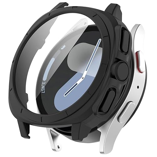 【中古】Miimall対応Galaxy Watch 7 変身ケース 40mm 瞬時にGalaxy Watch Ultraに変身する ガラスフィルム一体型ケース PC材質バンパー 衝撃吸収 防水 指紋防止 防塵防曇 装着簡単 ギャラクシー ウ...