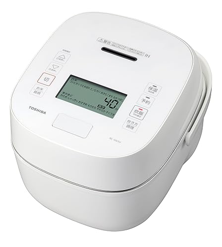 【中古】(非常に良い)TOSHIBA(東芝) 炊飯器 炎匠炊き5.5合 RC-10VSV(W) グランホワイト 真空圧力IH rice cooker 日本製 保温白米40時間【メーカー名】【メーカー型番】【ブランド名】東芝(TOSHIBA)...