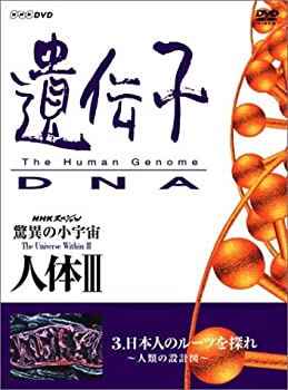 【中古】NHKスペシャル 驚異の小宇宙 人体III 遺伝子~DNA 第3集 日本人のルーツを探れ~人類の設計図~ [DVD]【メーカー名】NHKエンタープライズ【メーカー型番】【ブランド名】Nhk エンタープライズ【商品説明】NHKスペシャ...