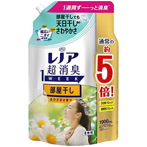 ・ 1.9リットル (x 1) ・新しくなったレノア超消臭1WEEKは、幅広いニオイをこれ一本で消臭一緒に洗濯しているのになかなか防げないタフな汗臭・生乾き臭・体臭も、レノア超消臭ならさわやかに仕上げます・レノア超消臭1WEEKは、1週間ず...