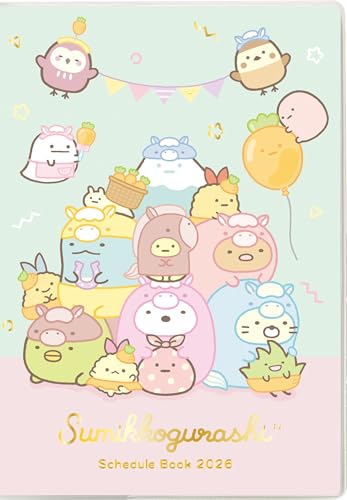 B6ウィークリーME67404すみっコぐらし/-/ME67404・Color:すみっコぐらしStyle:B6ウィークリーME67404・パッケージ個数:1・シリーズ2026年版すみっコぐらし手帳ウイークリータイプ・サイズB6サイズ / W1...
