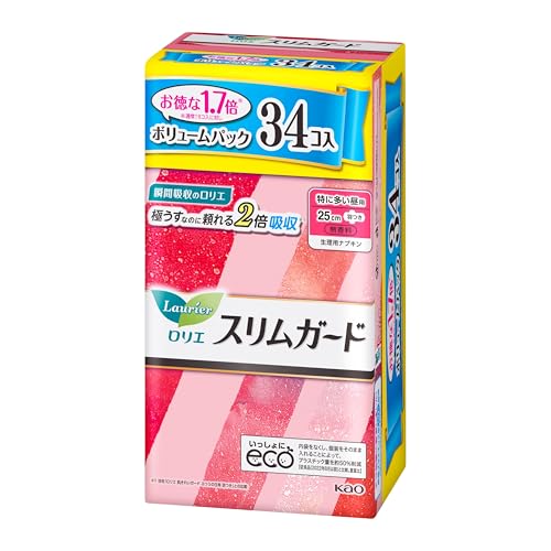 -/ワンサイズ/-・Size:ワンサイズ・パッケージ個数:1・販売名(薬事販売名):ロリエAD−d・薬事区分:医薬部外品・容量:34コ入・構成材料:表面材 : ポリエチレン・ポリプロピレン・ポリエステル　色調：白・製造販売業者:花王株式会社...