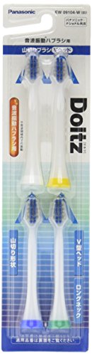 1個白/高22.2*幅5.6*奥行2.1cm/EW09104-W・PatternName:単品・パッケージ個数:1・カラー:白・また、3か月以内でも、毛先が広がったら交換の目安です。(毛先が広がったブラシでは効果的なブラッシングはできません...
