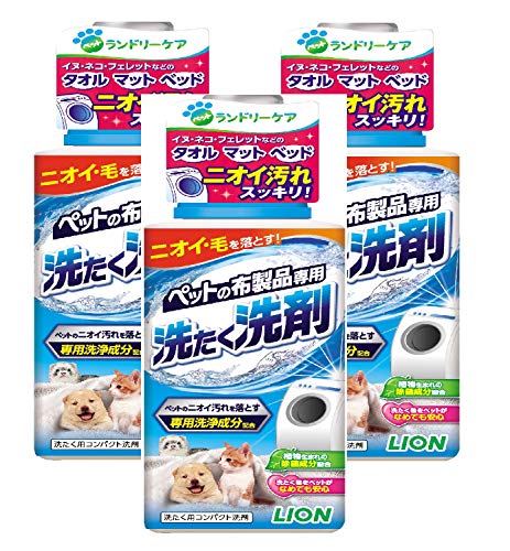 ・ 400gx3個パック ・本体サイズ (幅X奥行X高さ) :7.2×44×20.3cm・本体重量:0.46kg・原産国:日本説明 商品紹介 タオル、マット、ベッドなどのニオイや毛をスッキリ落とす液体コンパクト洗剤です。漂白剤でも落ちにくい...