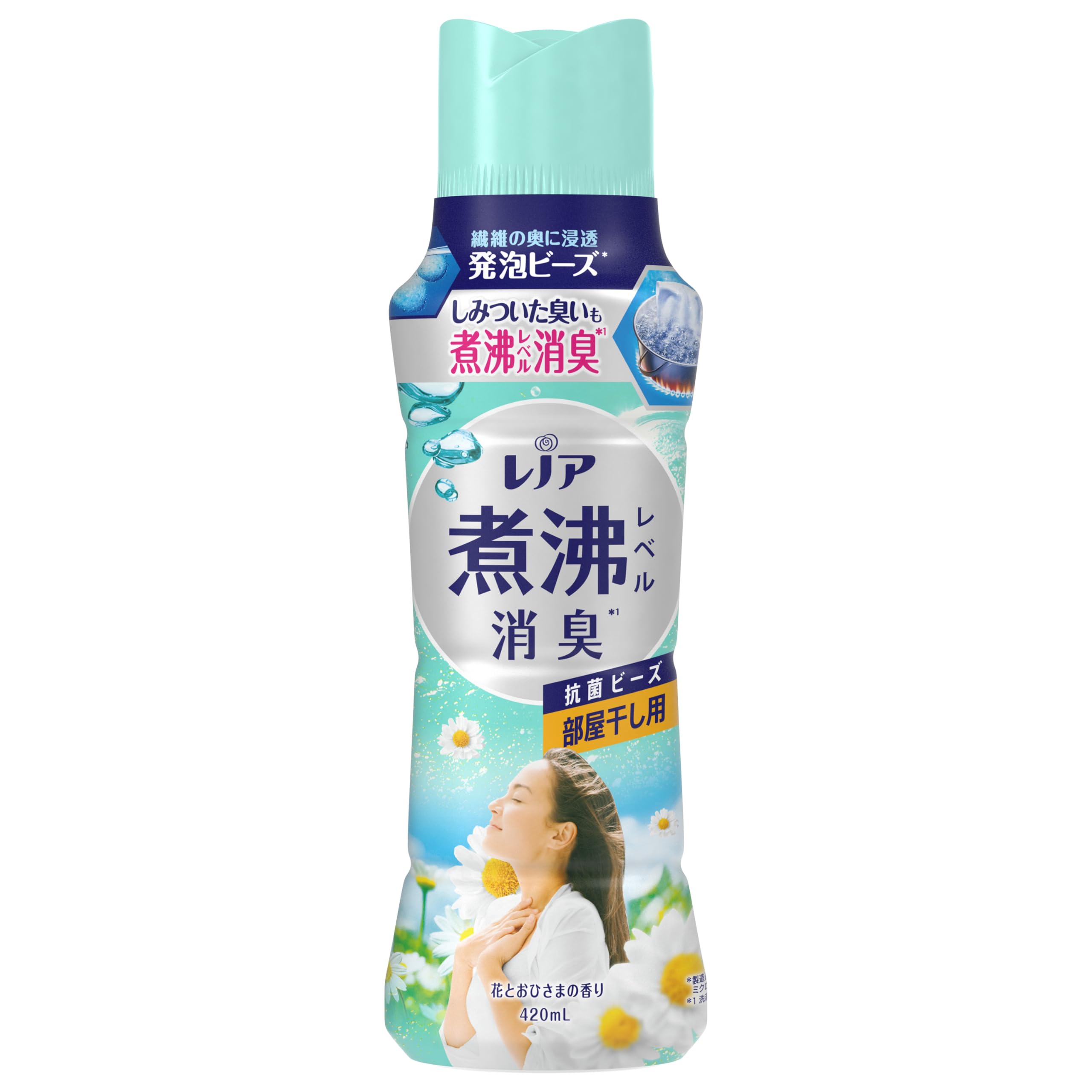 ・ 420ミリリットル ・・PatternName:本体 420mL・抗菌ビーズは、衣類の消臭専用のお洗濯ビーズ。いつもの洗剤や柔軟剤に加えるだけで、しみついたニオイまで煮沸レベルに消臭* (*洗濯後・部屋干しにて検証。)・エリそでの黄ばみ...
