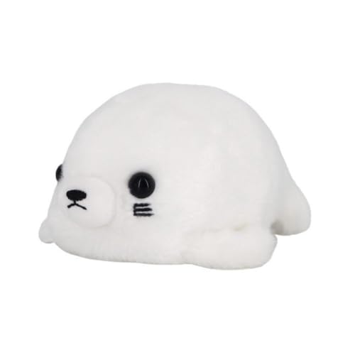 あざらし/-/-・Color:あざらし・サイズ：約H6×W8.5×D11.5cm商品紹介 手のひらサイズの動物ぬいぐるみ「のる〜ん」シリーズです。ふわふわな生地でくりっとした目をしています。ぬいぐるみ同士を重ねて遊ぶこともできます。 安全警...