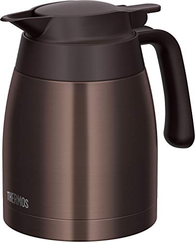 ワンタッチダークブラウン/1 L/TTB-1000 DBW・Size:1 LColor:ダークブラウン・パッケージ個数:1・サイズ(約):19×12.5×18cm、本体重量(約):0.6kg・素材・材質:内びん/ステンレス鋼、胴部/ステンレ...