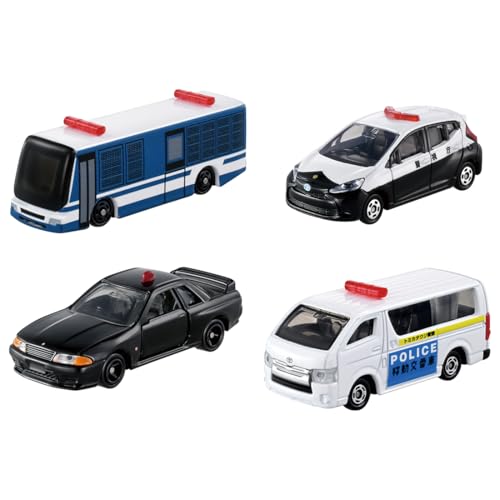 (C) TOMY・電池は使用しません。商品紹介 タカラトミー(TAKARA TOMY) トミカ ギフト トミカタウンをパトロール トミカ警察車両セット ミニカー おもちゃ 3歳以上 安全警告 なし