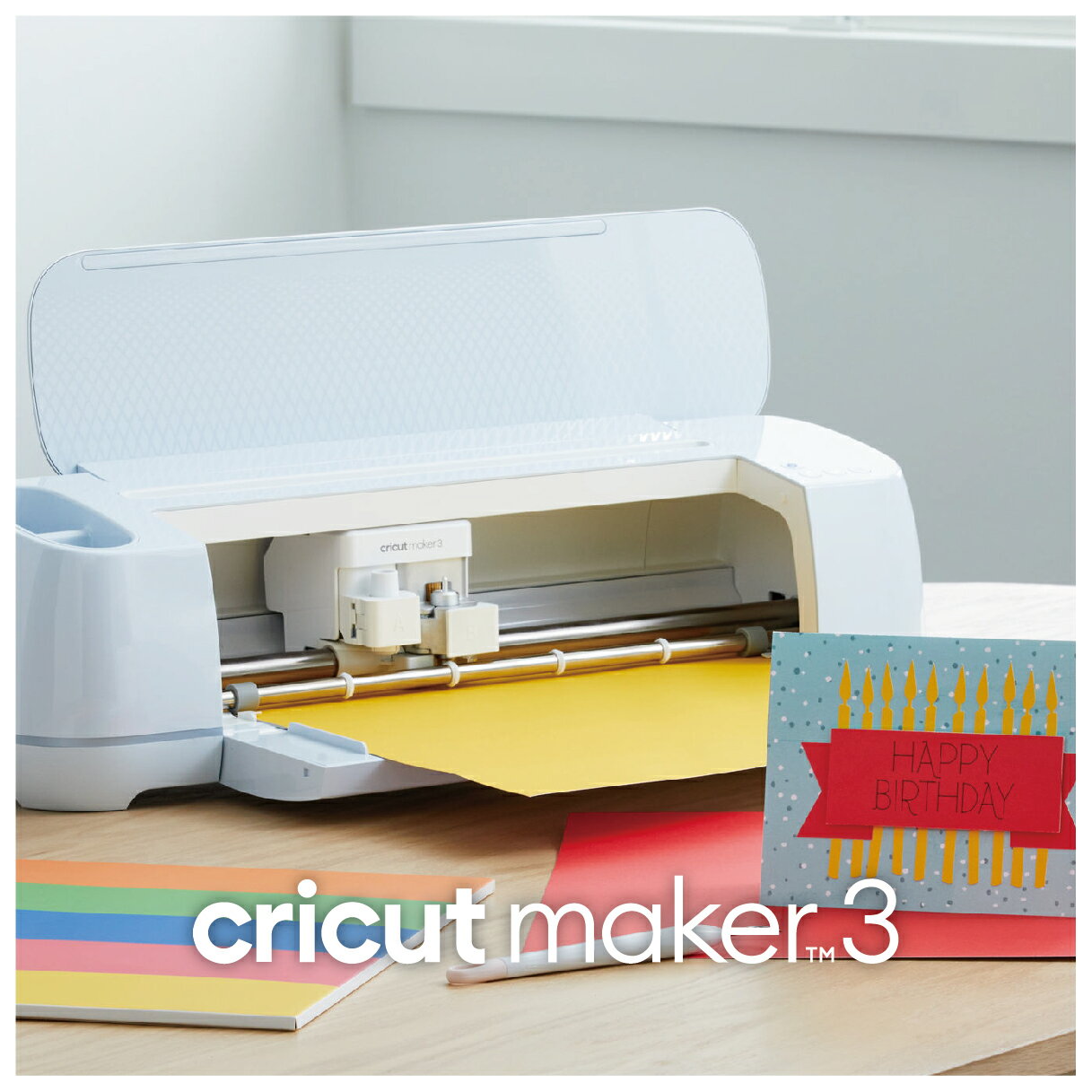 ■商品特徴■ 300種類以上の素材のカットが可能 ◆プロのようなDIYをしたい方に Cricut Maker 3は、300種類以上の素材に対応する究極のスマートカッティングマシンです。 カット、ペン描画、箔押し、スコア、彫刻、デボスなど、多...