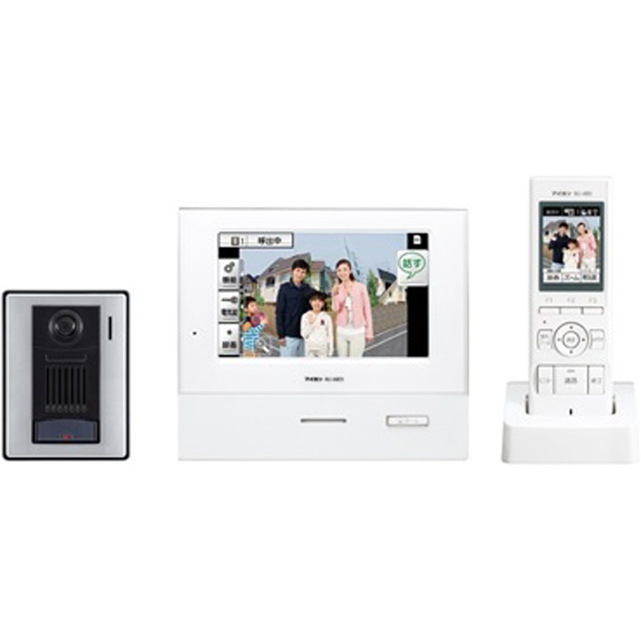 ○セキュリティ性を高めるセンサーライトカメラ増設可 ○親機は約115万画素でパノラマワイド映像もクリア ○SDカード対応（別売）で大容量録画 ○7型有線式モニター子機を増設可能 ■商品仕様 ●電源電圧：AC100V 50/60Hz ●消費電...