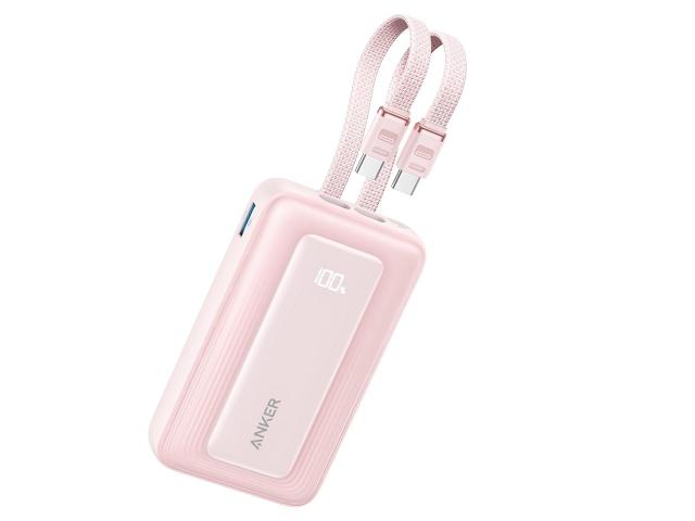 [商品特徴] ケーブル一体型で、荷物がスッキリ 2本のUSB-Cケーブルが一体型のため、外出先でもお使いの機器をいつでも充電可能です。一体型ケーブルは約10,000回の折り曲げにも耐えられる高耐久設計です。 単ポート最大35W急速充電 単ポ...