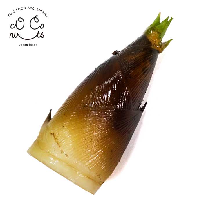 たけのこ 食品サンプル キーホルダー ストラップ かわいい小ぶりなたけのこを型どりして食品サンプルアクセサリーにしました。 職人がひとつずつ手作りしています。 安心の日本製品です。 キーホルダー、ストラップ、金具無しからおえらびいただけます...