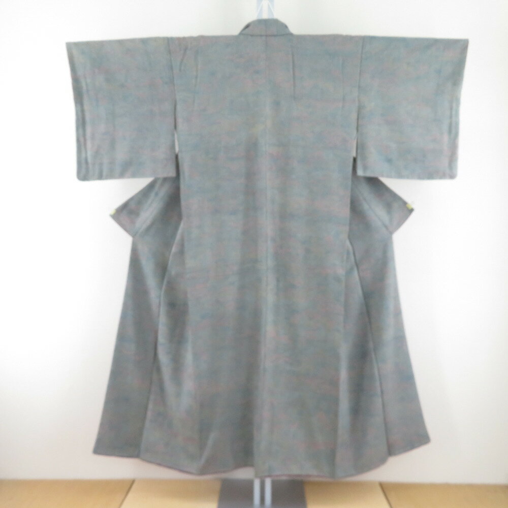 商品コードki6787AB アイテム小紋 対象レディース カラー 灰色 x 薄赤色 品質表示正絹 サイズ 身丈(肩から)：144cm裄丈：63.5cm袖丈：45.5cm前幅：22.5cm後幅：28.5cm 保証期間初期不良（到着から1週間）...