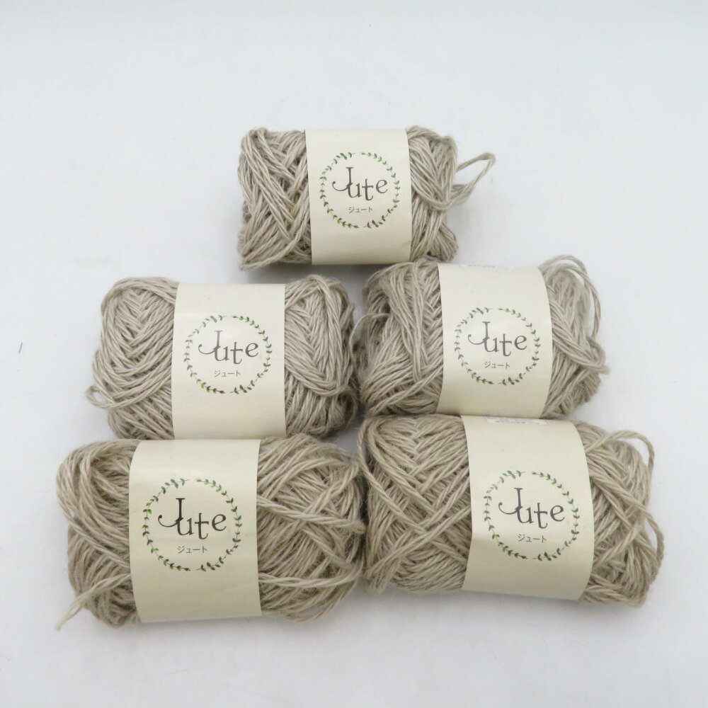 商品コードec12173 アイテム毛糸 カラー ライトブラウン 生産国日本製 JAN4964696211675 品質表示指定外繊維（ジュート）100％ サイズ 毛糸の太さ並太 保証期間初期不良（到着から1週間）のみ 商品状態 状態ランク S...
