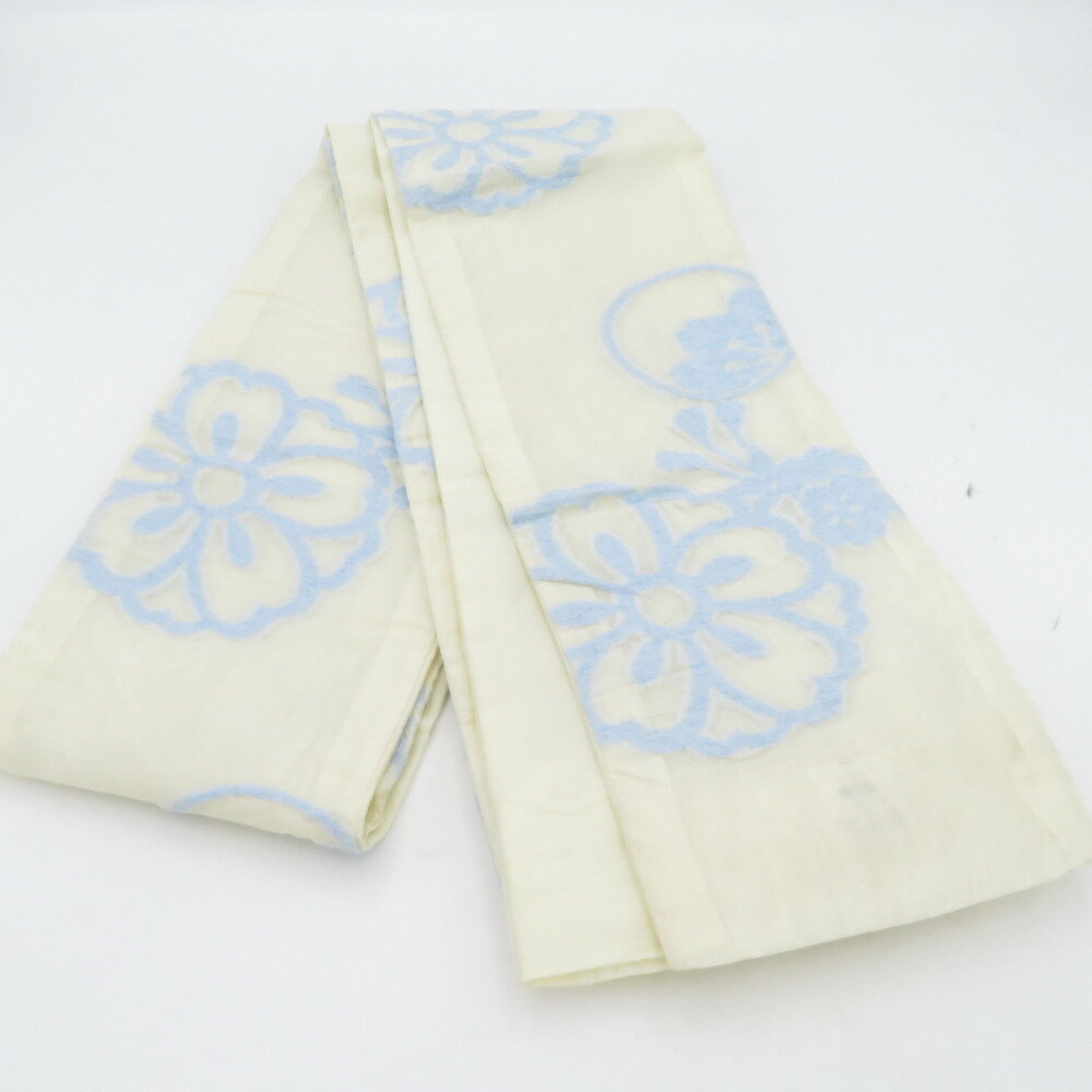 商品コードec13536 アイテム半幅帯 ブランド撫松庵 (ぶしょうあん) 対象レディース カラー ホワイトイエロー 品質表示ポリエステル、ナイロン サイズ 幅：16.5cm全長：365cm 保証期間初期不良（到着から1週間）のみ 商品状態...