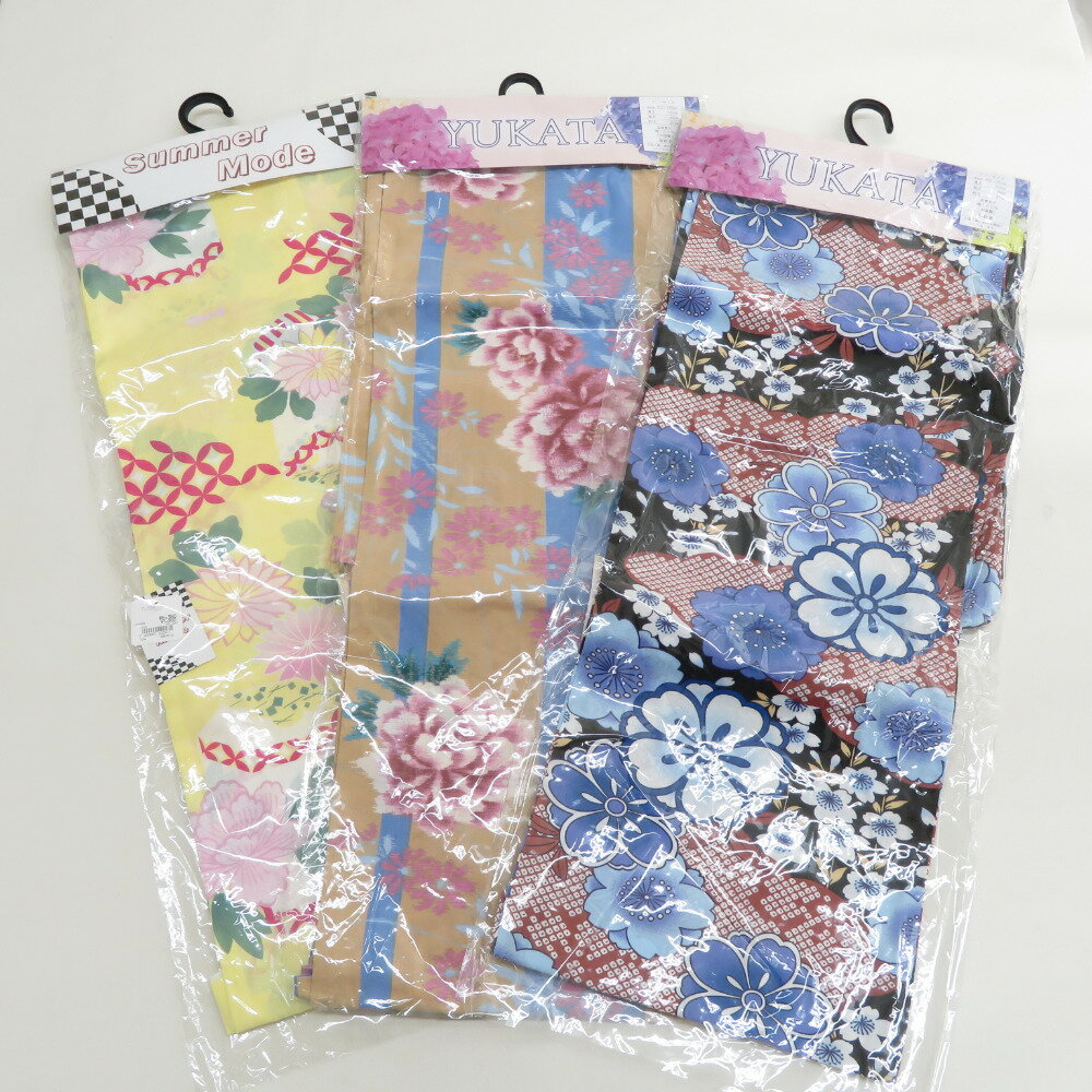 商品コードki8301AB アイテム浴衣 対象レディース カラー 黄色 x 黒色 生産国中国製 品質表示綿 サイズ 身丈(肩から)：163cm裄丈：67cm袖丈：49cm 保証期間初期不良（到着から1週間）のみ 商品状態 状態ランク N：新...