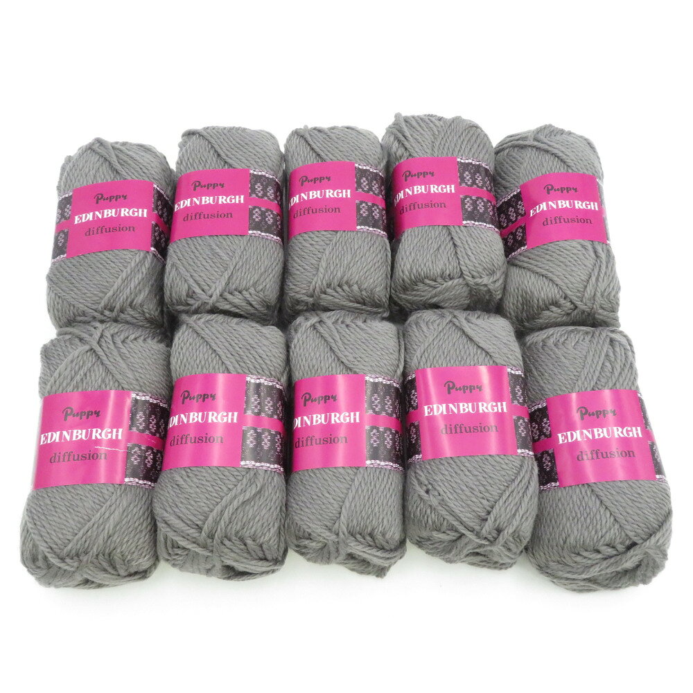 商品コードec15181 アイテム毛糸 ブランドPUPPY (パピー毛糸) カラー グレー 品質表示毛75％　アクリル25％ サイズ 毛糸の太さ並太 保証期間初期不良（到着から1週間）のみ 商品状態 状態ランク S：未着用品・未使用品 全体...