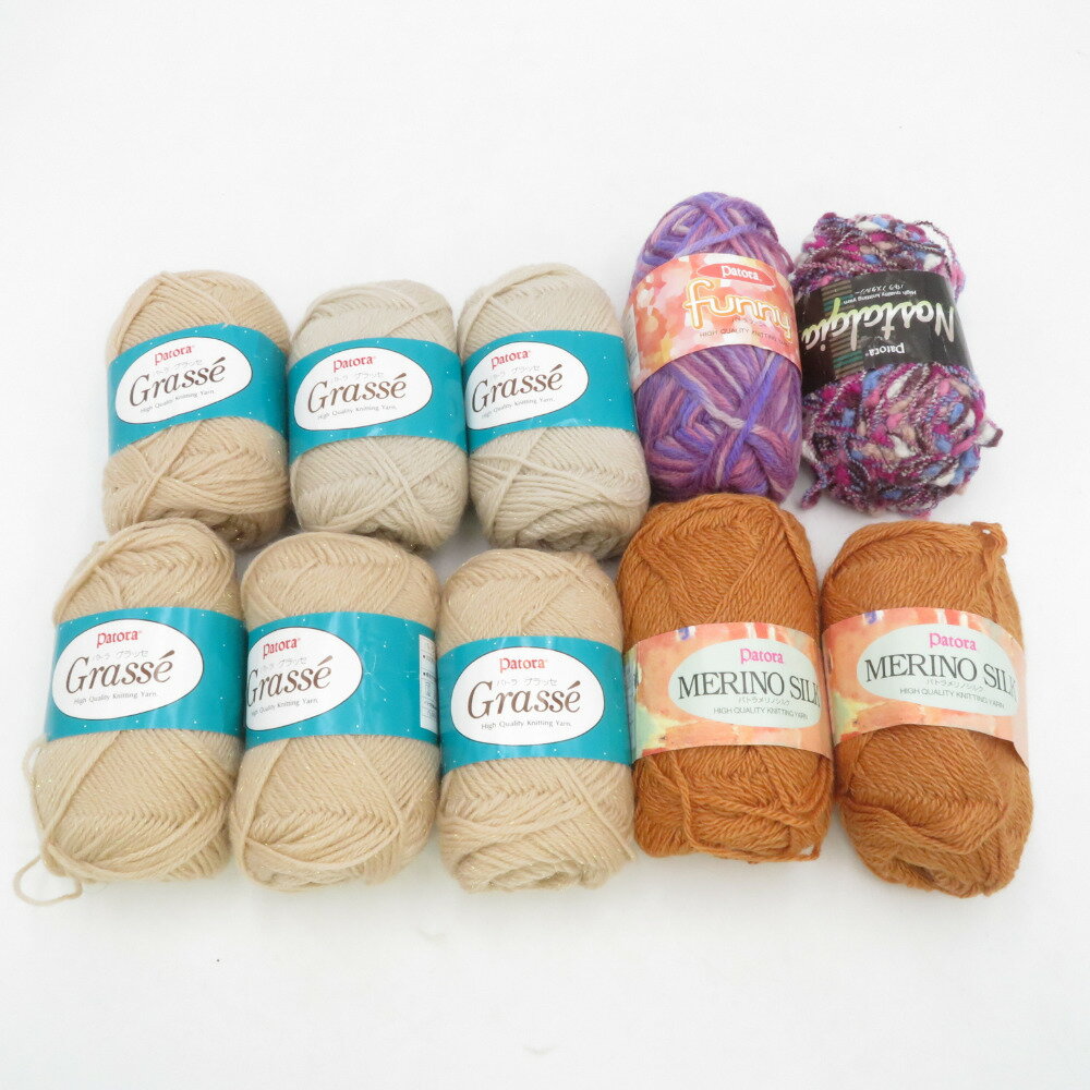 商品コードec15665 アイテム毛糸 サイズ 保証期間初期不良（到着から1週間）のみ 商品状態 状態ランク 5：目立った傷や汚れなし 全体 こちらの商品は長期保管の未使用品です。 外装にシワ汚れがございます。 ※見本画像と現物の色が多少異...