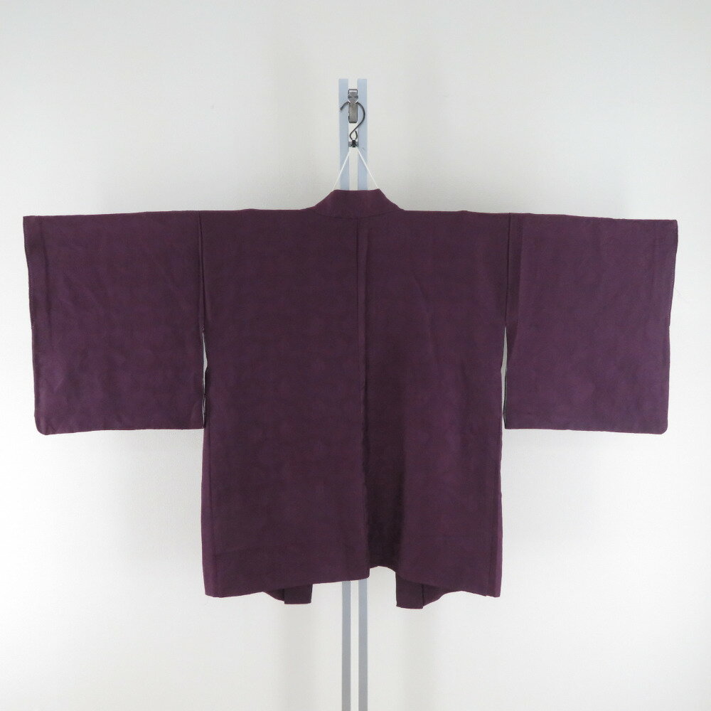 商品コードki8978AB アイテム羽織 対象レディース カラー 紫色 x パープル 品質表示正絹 サイズ 身丈(肩から)：76.5cm裄丈：64.5cm袖丈：43.5cm 保証期間初期不良（到着から1週間）のみ 商品状態 状態ランク 4：...