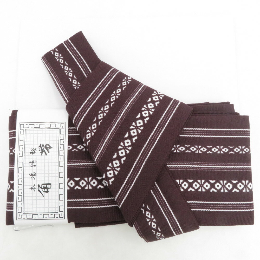 商品コードki9012AB アイテム角帯 対象メンズ カラー 茶色 x 白色 生産国中国製 品質表示ポリエステル100% サイズ 幅：10cm 保証期間初期不良（到着から1週間）のみ 商品状態 状態ランク N：新品・新古品 全体 状態は良好...