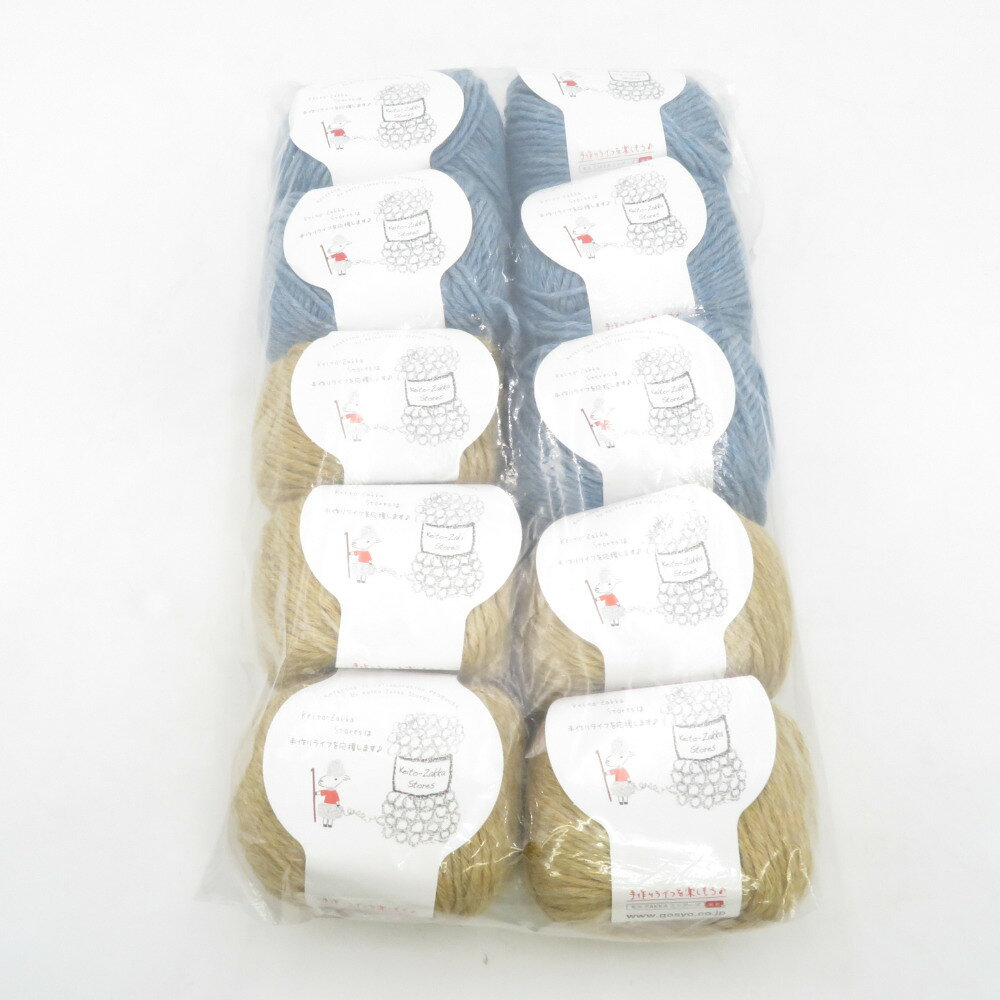 商品コードec16425 アイテム毛糸 カラー 06 マロン　×5玉 x 08 雨　×5玉 生産国日本製 サイズ 毛糸の太さ並太 保証期間初期不良（到着から1週間）のみ 商品状態 状態ランク S：未着用品・未使用品 全体 こちらの商品は未使...