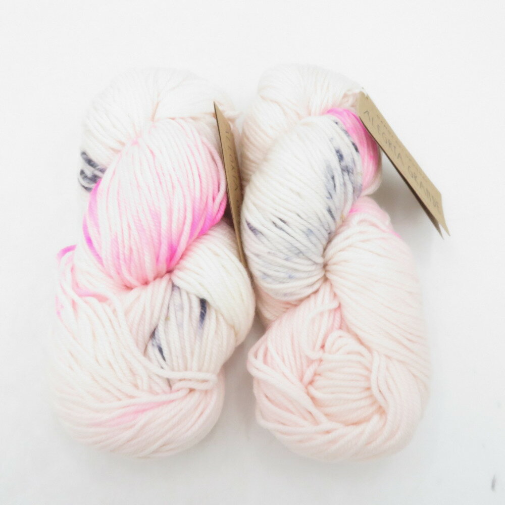 商品コードec16533 アイテム毛糸 カラー ホワイト x ピンク 品質表示メリノスーパーウォッシュ75％ ポリアミド25％ サイズ 毛糸の太さ並太 保証期間初期不良（到着から1週間）のみ 商品状態 状態ランク S：未着用品・未使用品 全...