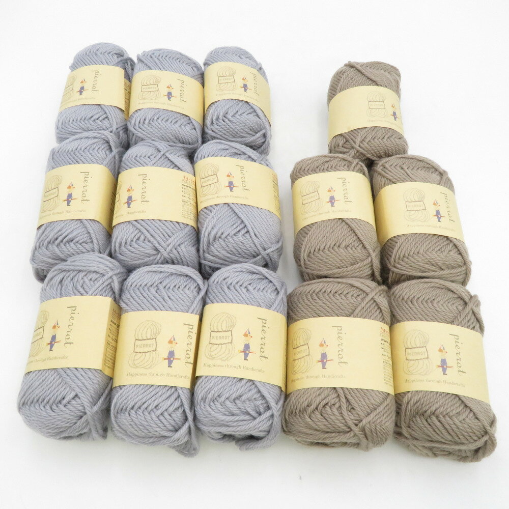 商品コードec16599 アイテム毛糸 カラー グレー9玉 x ブラウン5玉 生産国日本製 サイズ 毛糸の太さ極太 保証期間初期不良（到着から1週間）のみ 商品状態 状態ランク S：未着用品・未使用品 全体 こちらの商品は未使用品です。 ※...