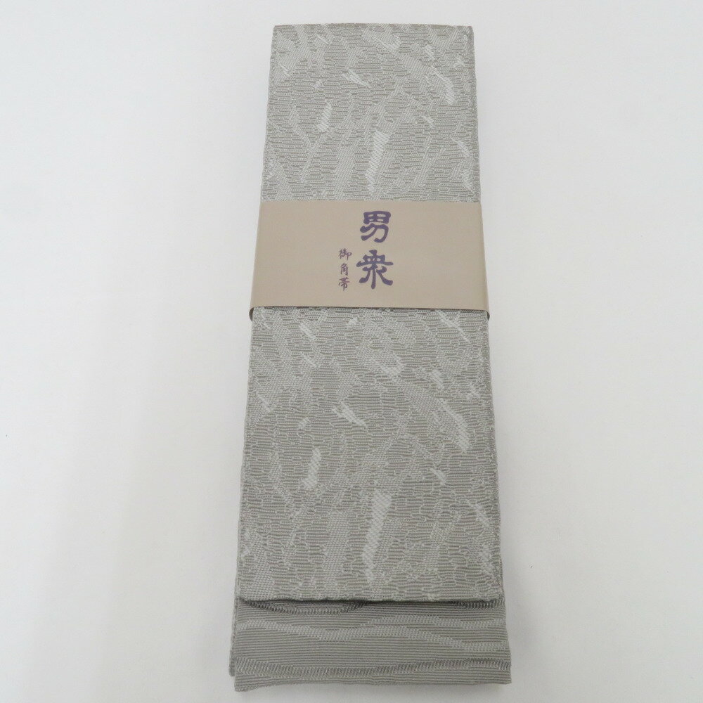 商品コードki10179AB アイテム角帯 対象メンズ カラー ライトグレー 生産国日本製 品質表示ポリエステル100％ サイズ 幅：9.5cm全長：380cm 保証期間初期不良（到着から1週間）のみ 商品状態 状態ランク N：新品・新古品...