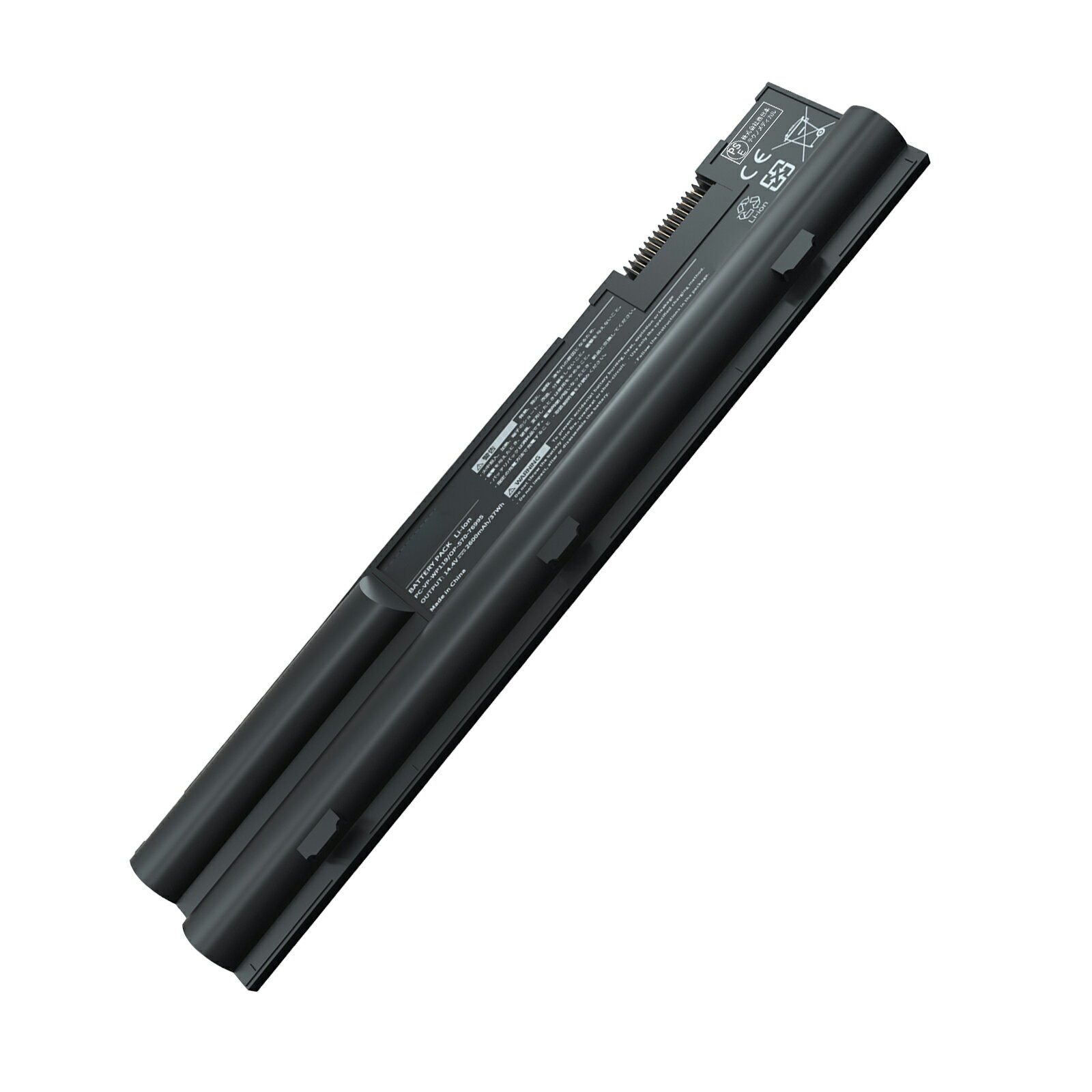 ●ブランド： NEC ●電圧： 14.4V ●容量： 2600mAh ●純正品型番(充電池コード)： PC-VP-WP119 ●対応機種： PC-LS170FS6W,PC-LS350ES1EG,PC-LS350ES1EW,PC-LS350E...
