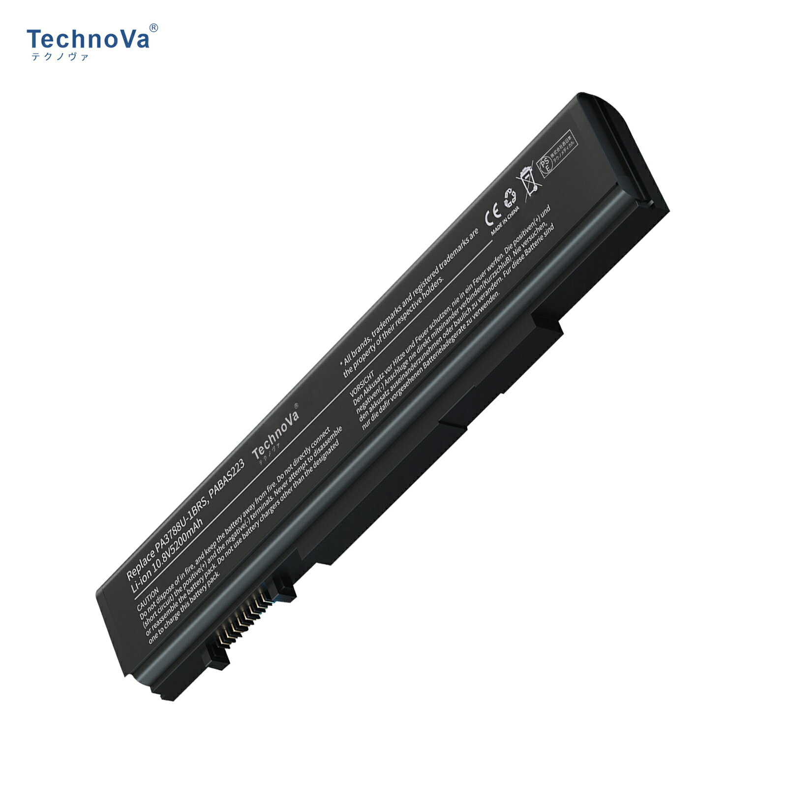 ●ブランド： TOSHIBA ●電圧： 10.8V ●容量： 5200mAh ●純正品型番(充電池コード)： PA3788U-1BRS ●対応機種： Dynabook Satellite B450 Dynabook Satellite B5...