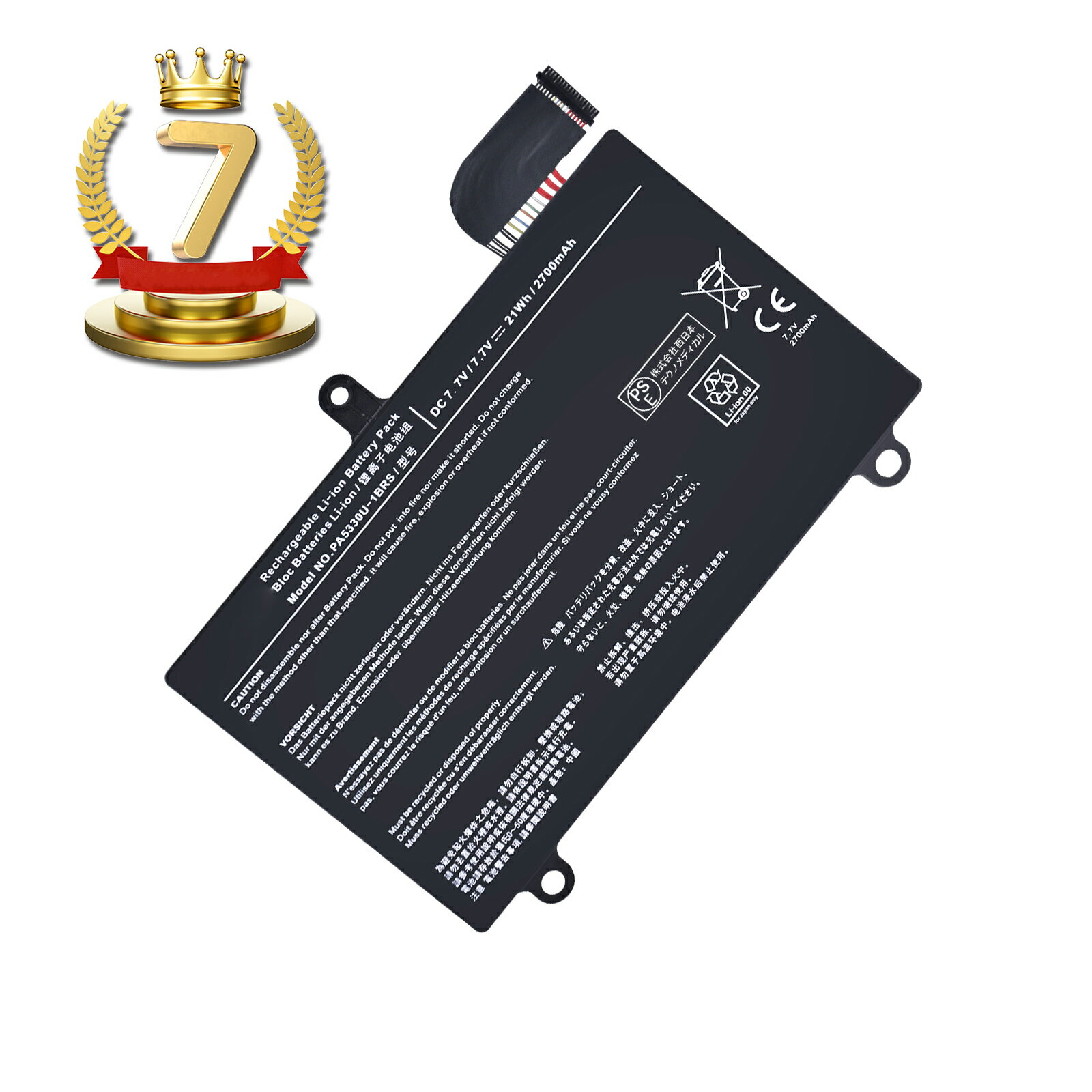 ●ブランド： 東芝 ●電圧： 8V ●容量： 21mAh ●純正品型番(充電池コード)： PA5330U-1BRS ●対応機種： dynabookG6/dynabookG83/GZ83d/ynabookGZ83/JLP1G6JPBLP1/G...