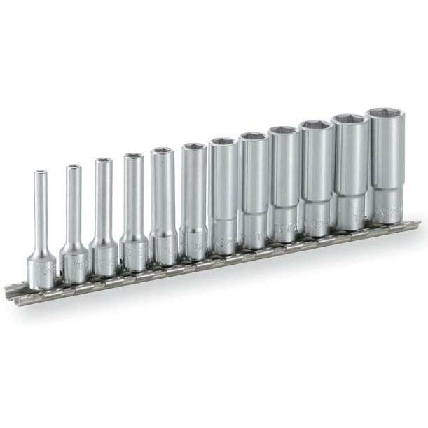 TONE(トネ)の一覧はこちら●差込角6.35mm(1/4inch)●6角●ミリ●構造用鋼●ボルト・ナットの締付け・緩め作業用。●ソケットの取り外しが容易なアルミタイプのソケットホルダで作業効率がアップします。ねじ穴付きで壁掛けやデスク固定...