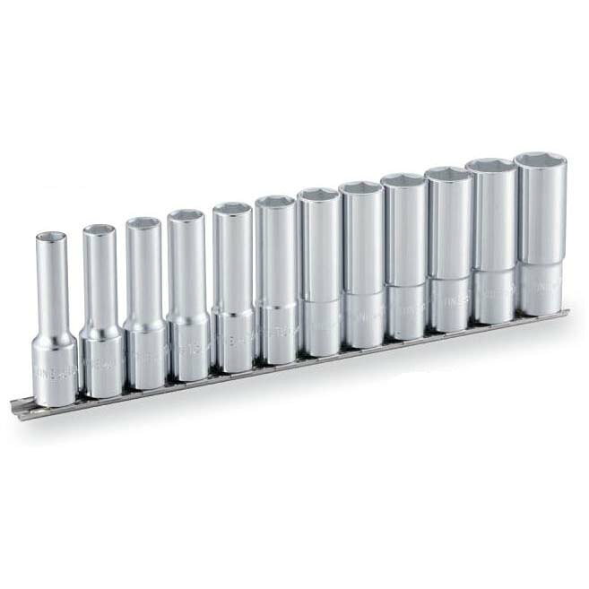 TONE(トネ)の一覧はこちら●差込角12.7mm(1/2inch)●6角●ミリ●Multiple●ボルト・ナットの締付け・緩め作業用。●ソケットの取り外しが容易なアルミタイプのソケットホルダで作業効率がアップします。ねじ穴付きで壁掛けやデ...
