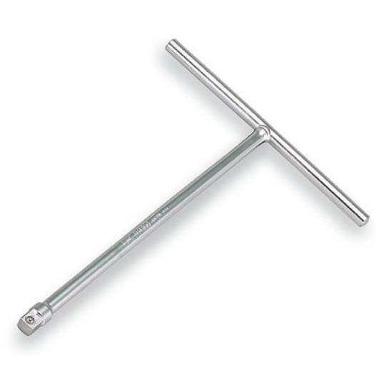 TONE(トネ)の一覧はこちら●差込角12.7mm(1/2inch)●差込角●構造用鋼●ボルト・ナットの締付け・緩め作業用。●T形の先端に角ドライブ付で、色々なサイズのソケットが付け替えられる便利なT形ハンドルです。●ハンマーなどで叩いて衝...